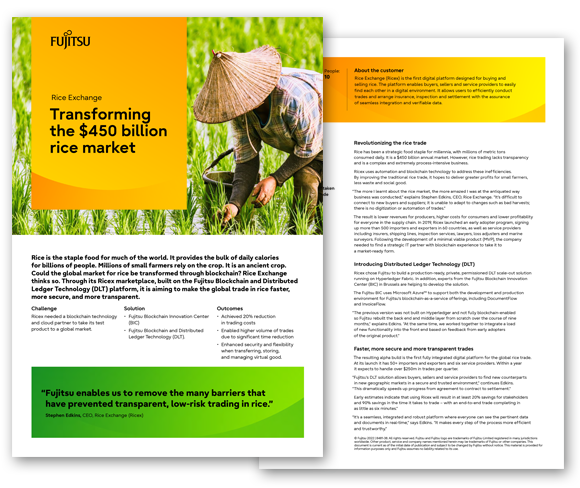 Customer Stories - Rice Exchange | Fujitsu Caribbean